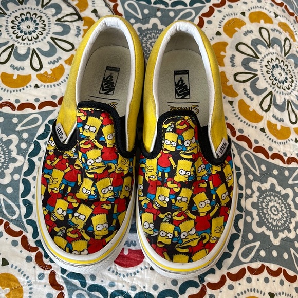 Vans | Shoes | Bart Simpson Vans Slip On Shoes | Poshmark